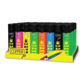 Custom Design Clipper JET torch lighters - Ganja Print