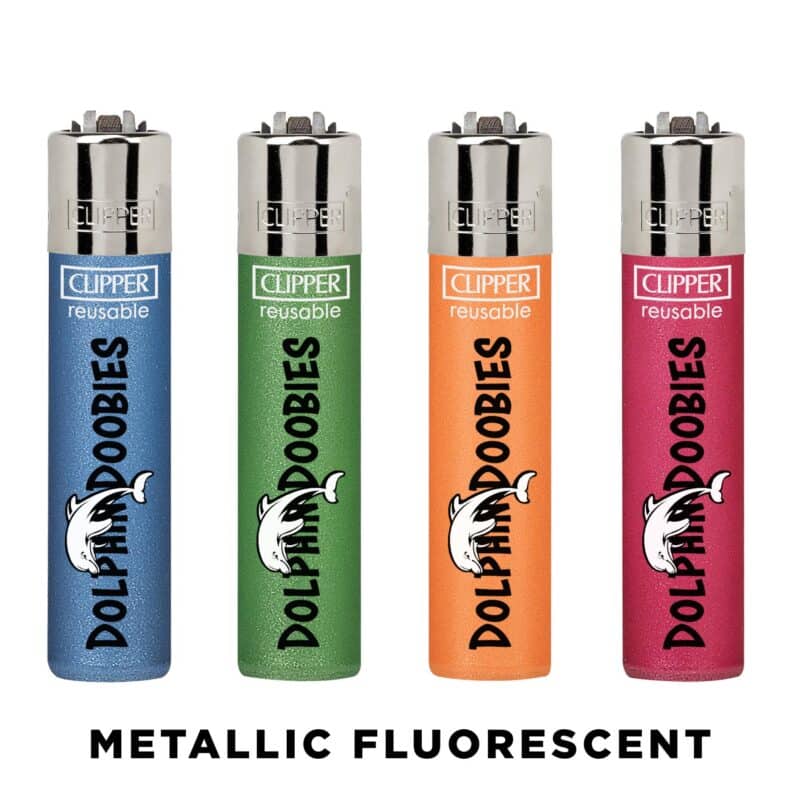 Best Prices on Custom Clipper Metallic Finish Lighters - Ganja Print