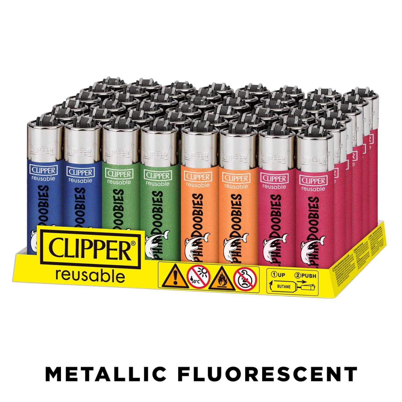 Best Prices on Custom Clipper Metallic Finish Lighters - Ganja Print