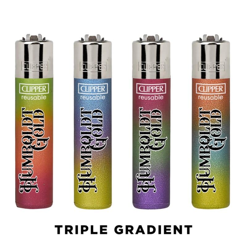 Best Prices on Custom Clipper Metallic Finish Lighters - Ganja Print