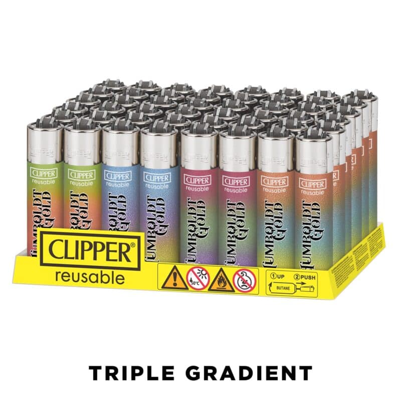 Best Prices on Custom Clipper Metallic Finish Lighters - Ganja Print