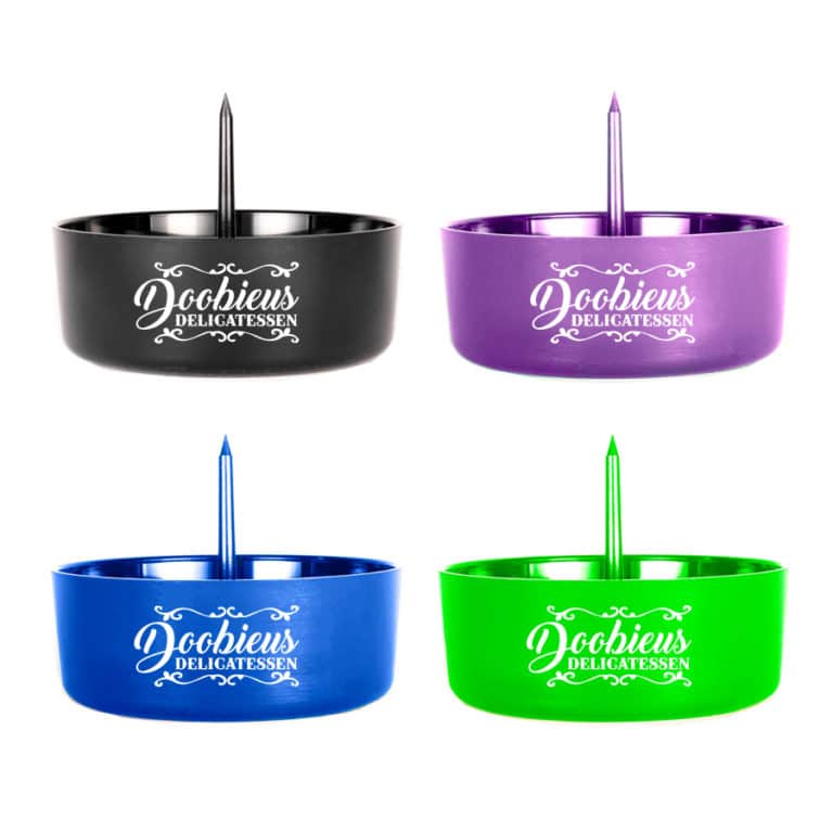 DeBowler ashtray - Ganja Print